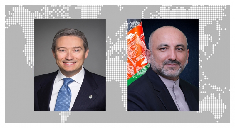 H.E. Mohammad Haneef Atmar and the Honourable François-Philippe ...